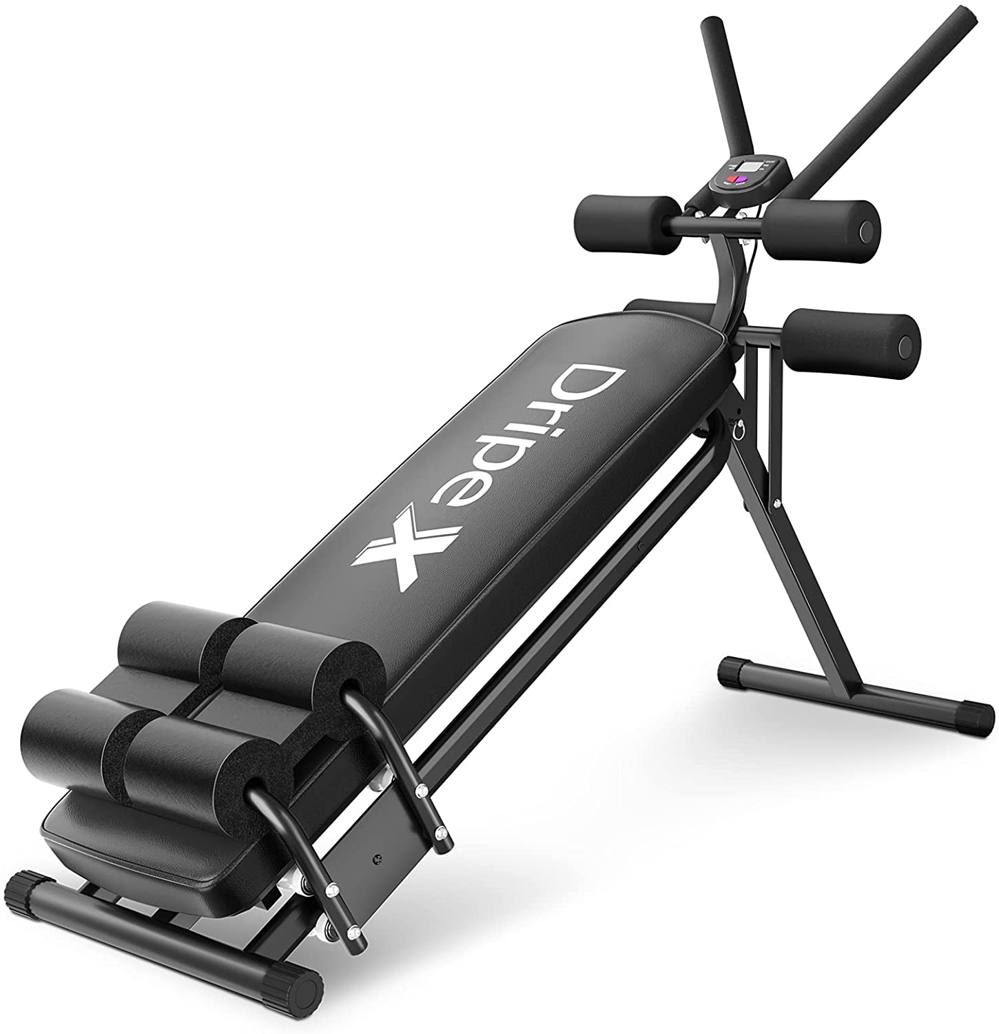 Dripex Abdominal Exercise Bench, Core Ab Crunch Workout Machine with L ...